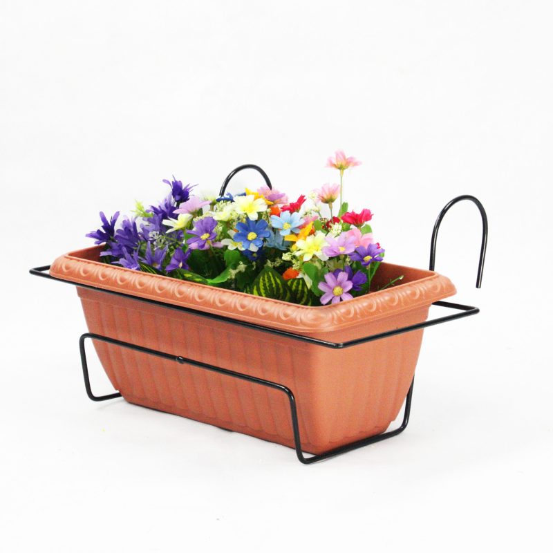 Black Metal Flower Box Holder - Youlite Metal Products
