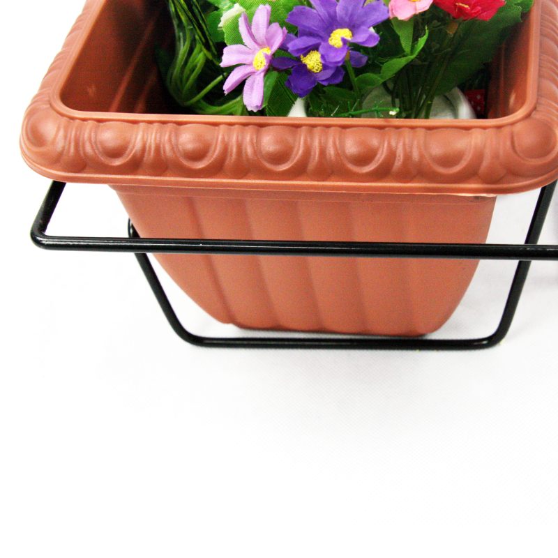 Black Metal Flower Box Holder - Youlite Metal Products